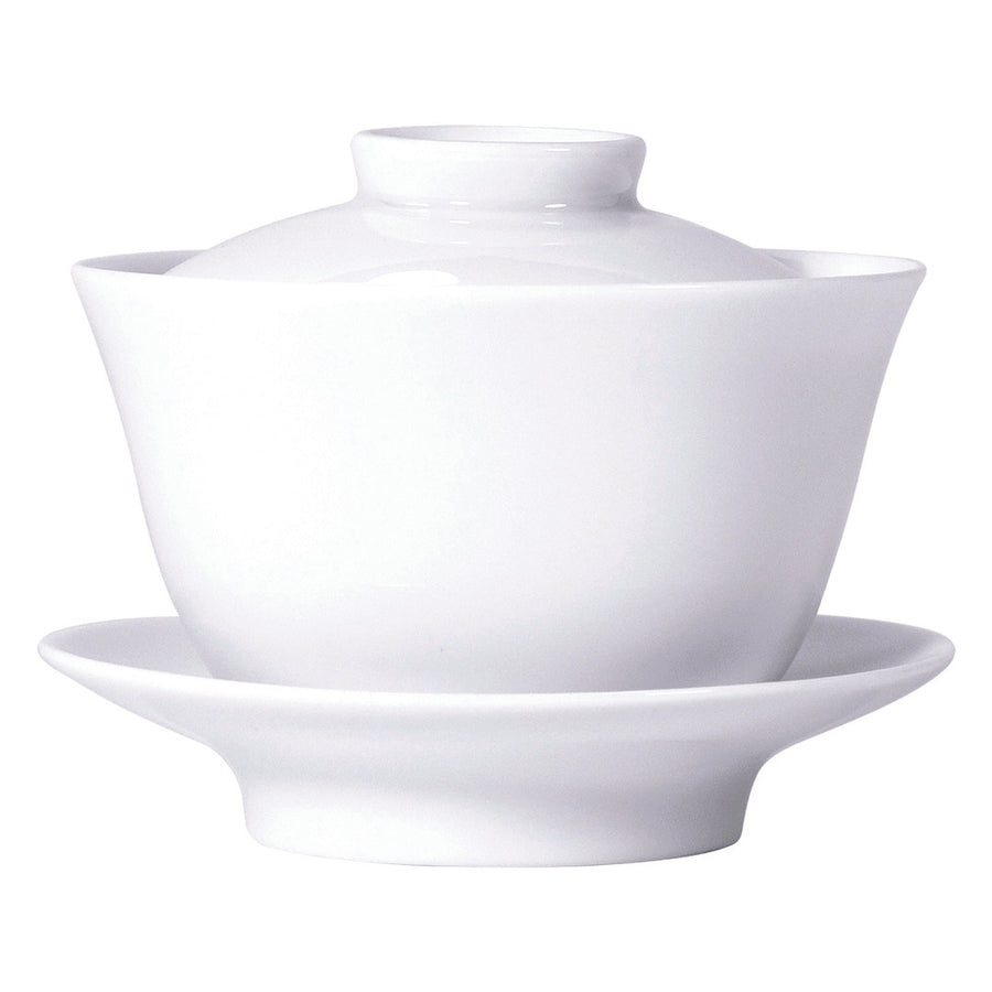 BERNARDAUD | White Small Covered Tea Cup and Saucer – Exclusivités ...
